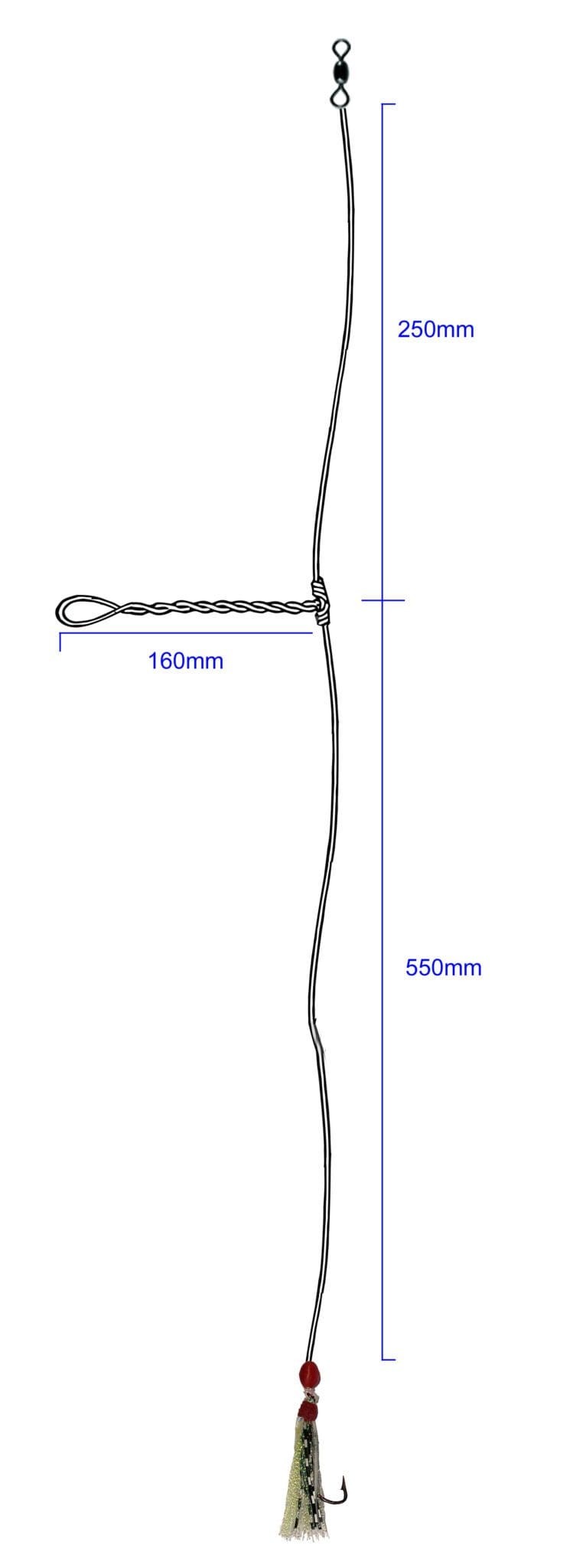 Black Assassin Single Hook Rig – Rig Master Tackle